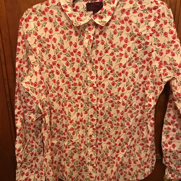 J. Crew | Tops | J Crew Liberty Shirt Nwot 4 Priced As Marked | Poshmark
